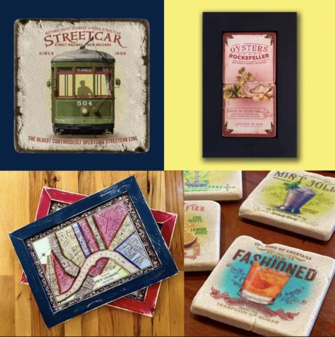 New Orleans Street Tiles and Coasters | Preservation Tile Co.